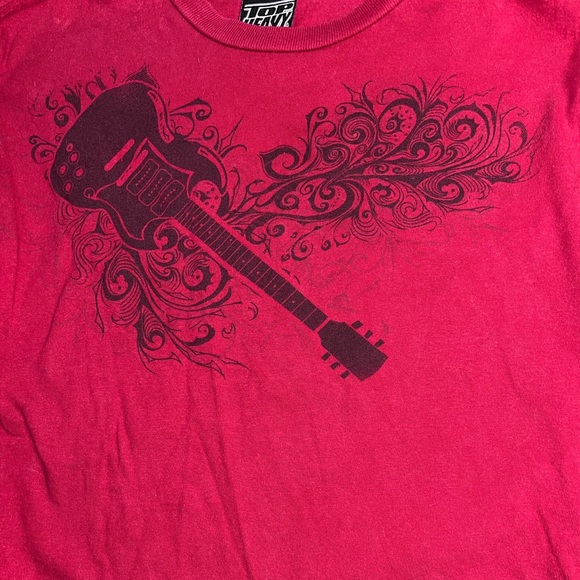 Top Heavy | Shirts & Tops | Guitar Graphic Shirt | Poshmark